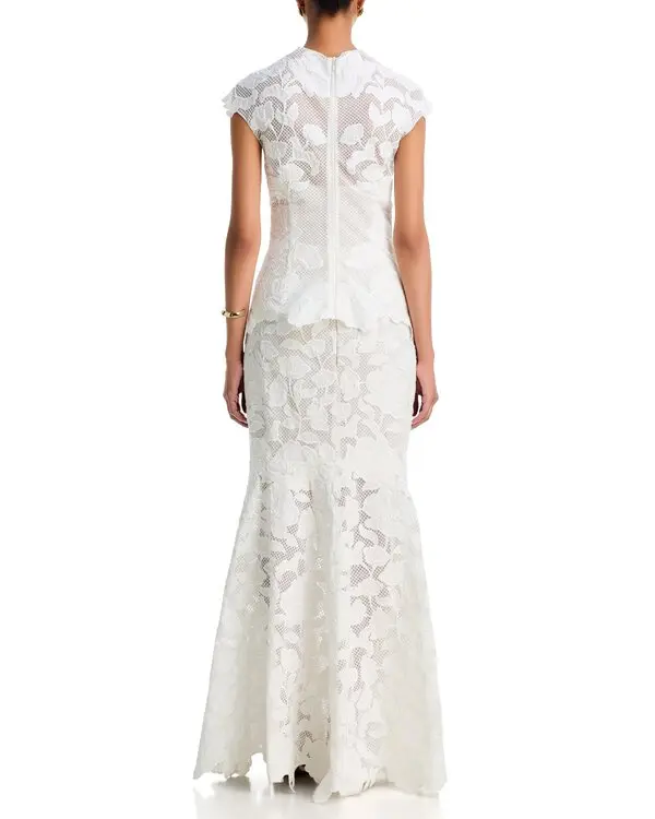 Simkhai Eloisa Embroidered Mermaid Gown
