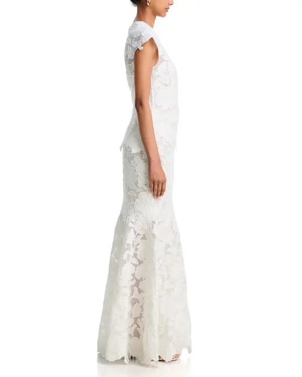 Simkhai Eloisa Embroidered Mermaid Gown