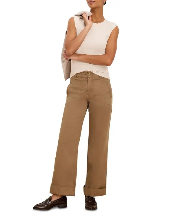 NIC+ZOE Perfect Knit Rib Growover Tank - Coconut