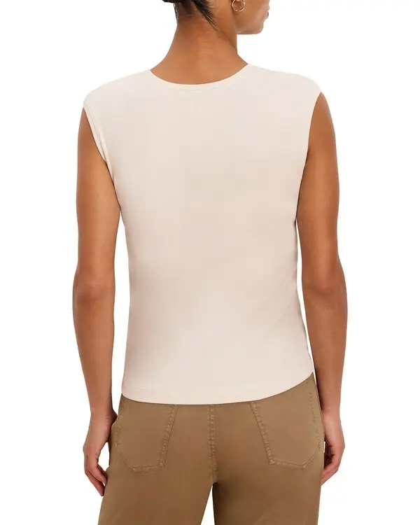 NIC+ZOE Perfect Knit Rib Growover Tank - Coconut