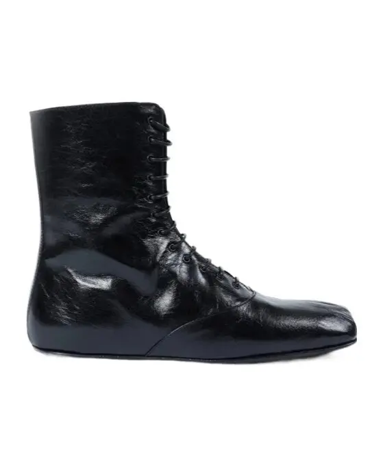 ANN DEMEULEMEESTER Leather Lace-up Boots