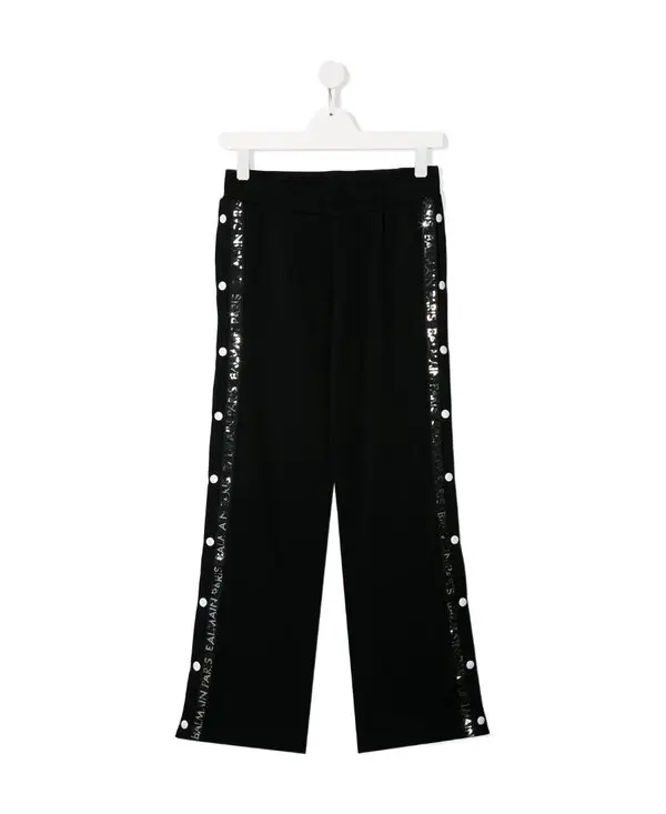Balmain Button Detail Track Pants