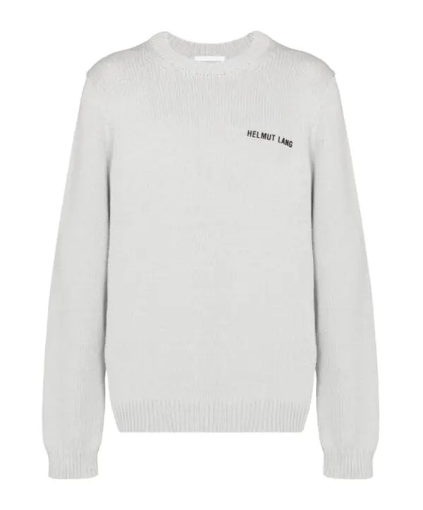 Helmut Lang Ribbed-knit Panelled Jumper