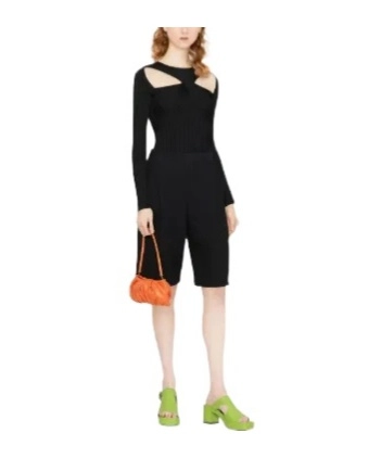 SELF-PORTRAIT Hollow-out Knit Top