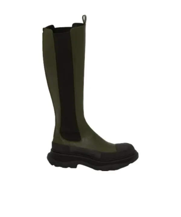Alexander McQueen Tread Slick Knee High Boots