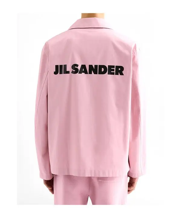 JIL SANDER Button Logo Shirt Jacket