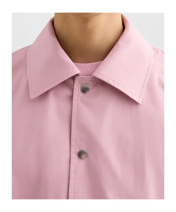 JIL SANDER Button Logo Shirt Jacket