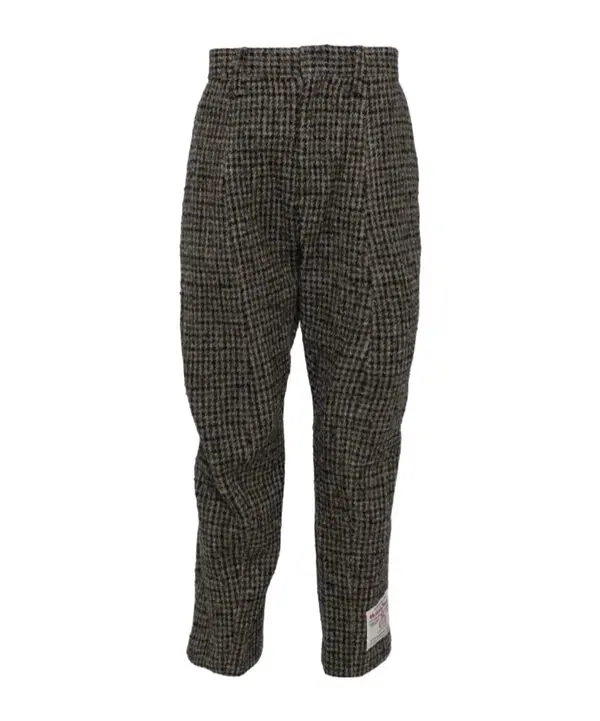 DOUBLET Plaid Wool Casual Pants