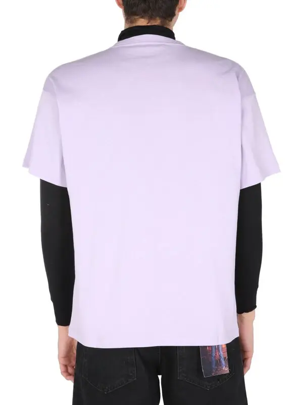 Raf Simons Question Everything Badge-detail T-shirt