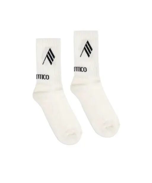 Attico Intarsia-logo Socks