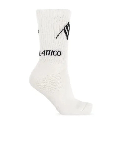Attico Intarsia-logo Socks