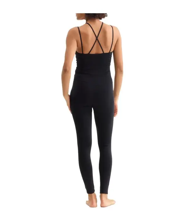 ERES Pina Cross-back Gathered Jumpsuit - Black