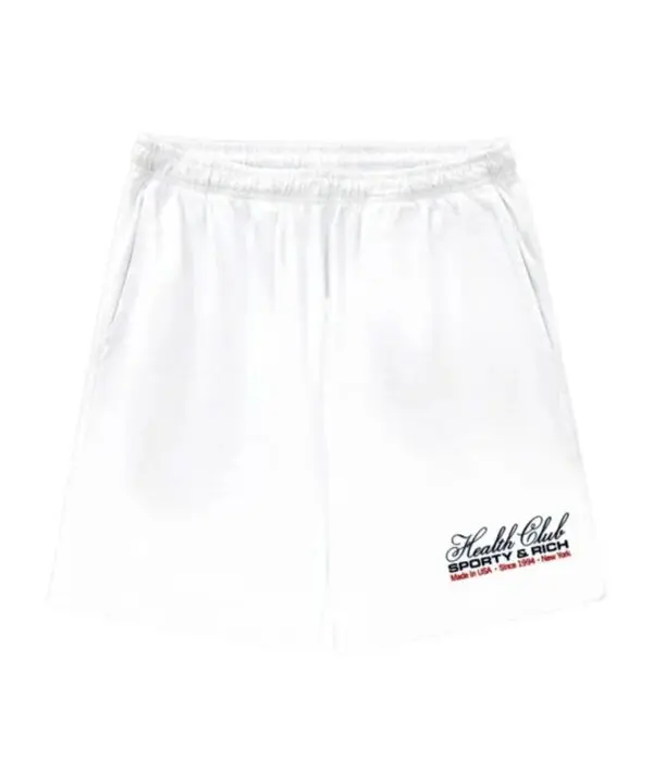 SPORTY  RICH Logo-print Shorts