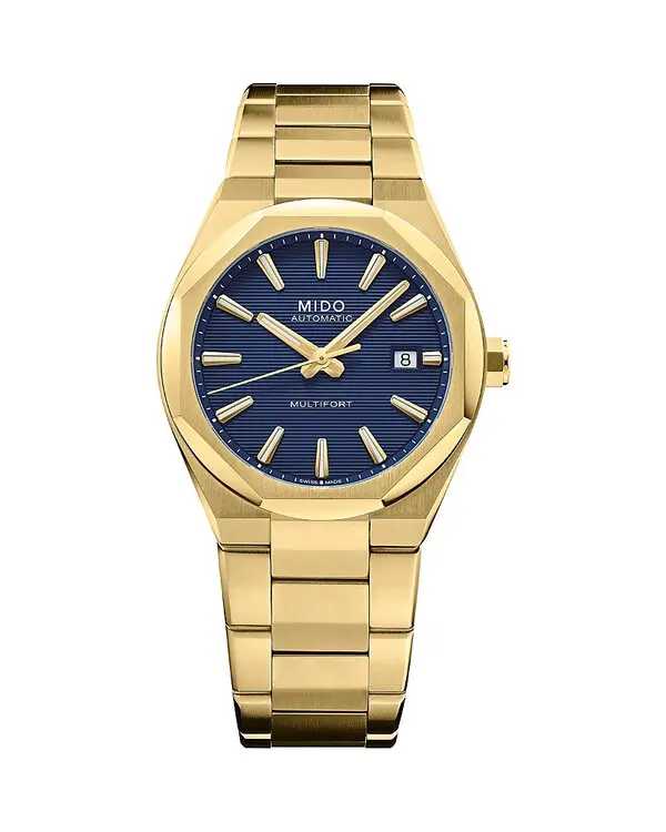 MIDO Multifort 8 Crown Automatic Watch - Blue