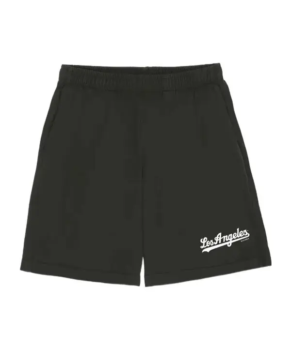 SPORTY  RICH Sporty & Rich "los Angeles" Printed Relaxed Fit Shorts
