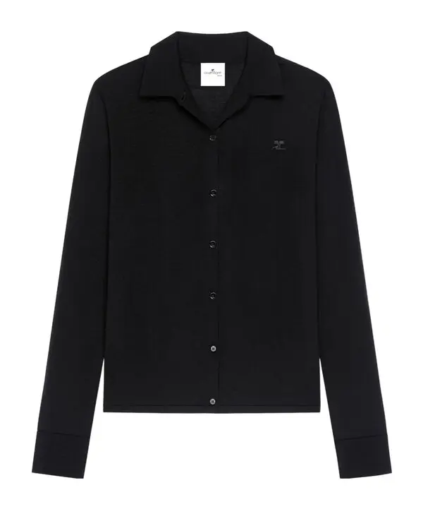 COURREGES Courrèges Button-up Polo Cardigan
