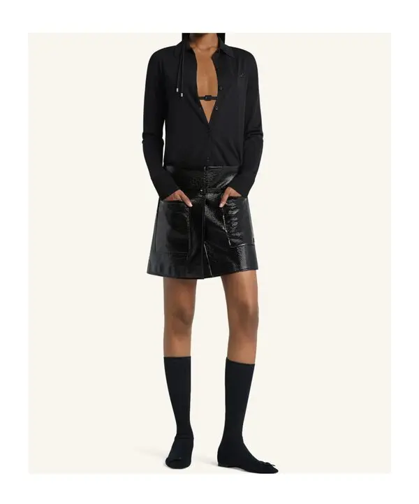 COURREGES Courrèges Button-up Polo Cardigan
