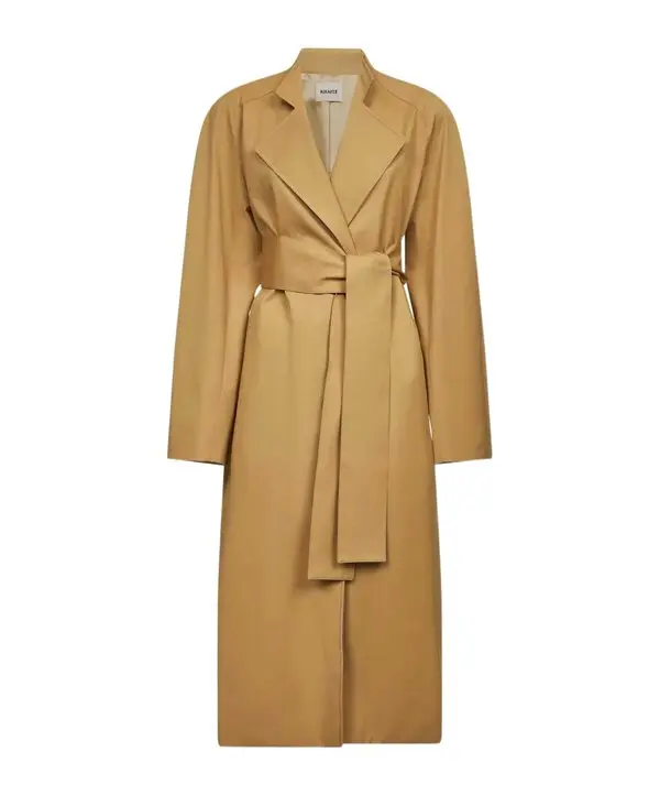 Khaite Belted Raglan-sleeve Coat