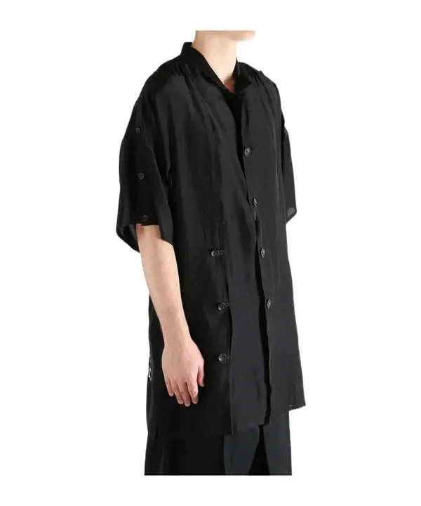 Yohji Yamamoto Micro Printed Dolman Jacket