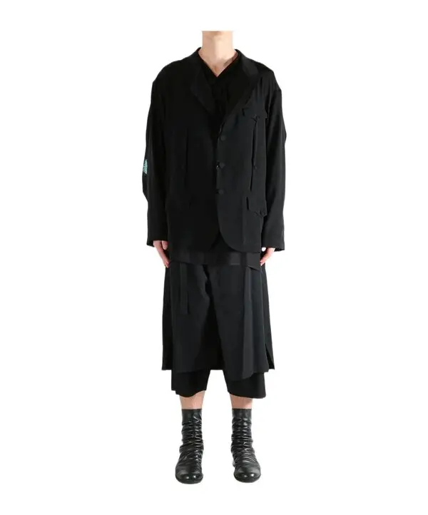 Yohji Yamamoto Micro Printed Dolman Jacket
