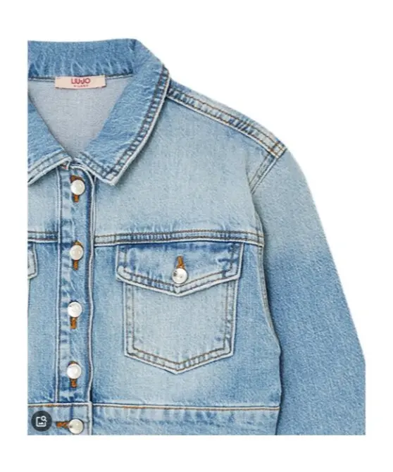 Liu Jo Cropped Denim Jacket