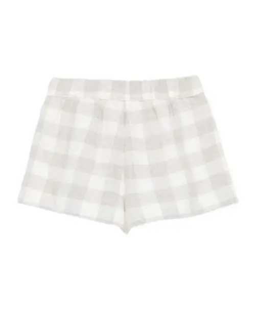 Liu Jo Plaid Pattern Shorts With Elasticated Waistband