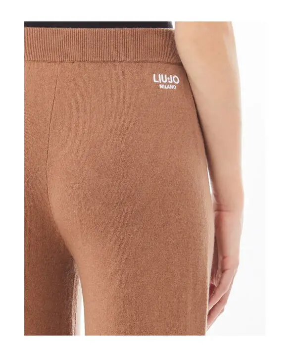 Liu Jo Knitted Wide-leg Trousers