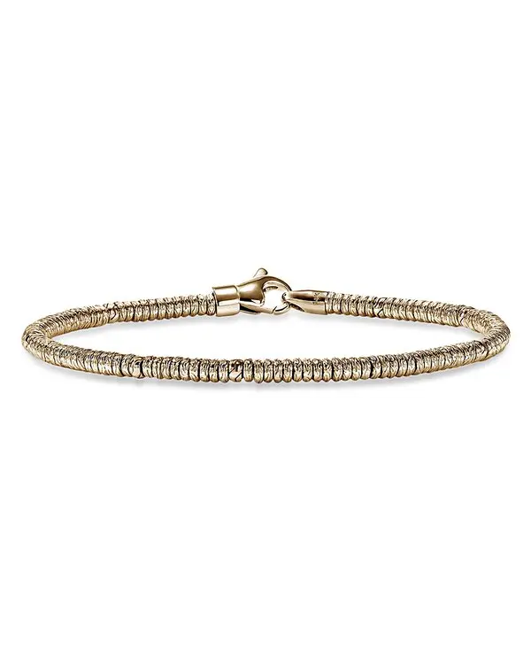 John Hardy 14k Yellow Heishi Bead Bracelet