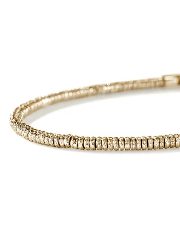 John Hardy 14k Yellow Heishi Bead Bracelet