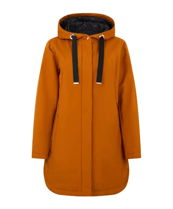 Herno Hooded Waterproof Coat - Orange