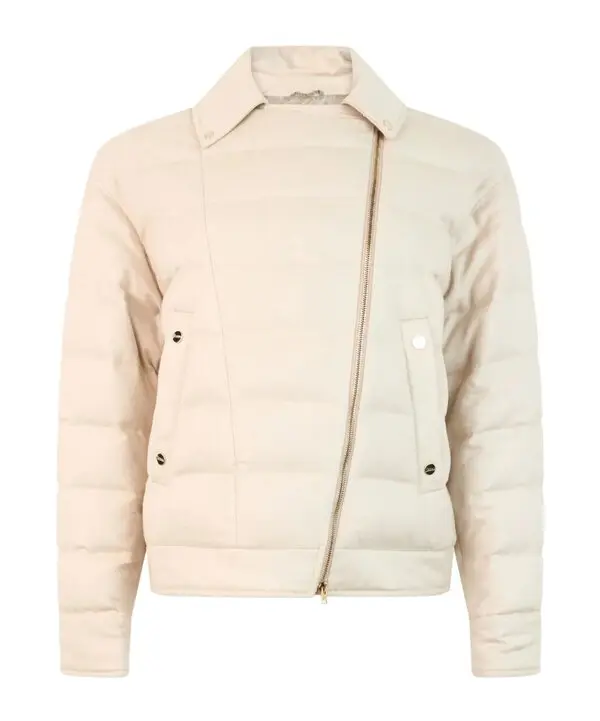 Herno Quilted Asymmetric Zip Coat