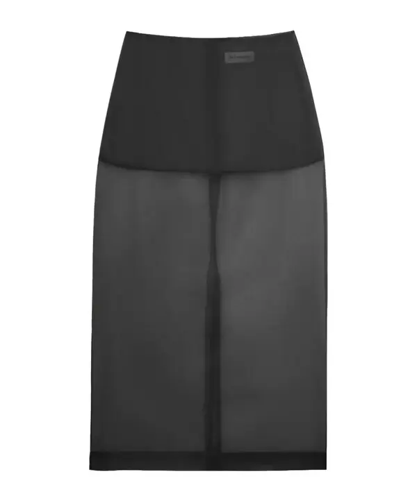 THE FRANKIE SHOP Peri Sheer Midi Skirt