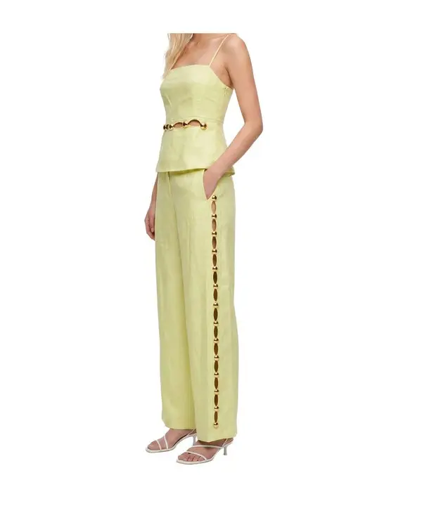 Simkhai Embellished Bustier Top - Yellow