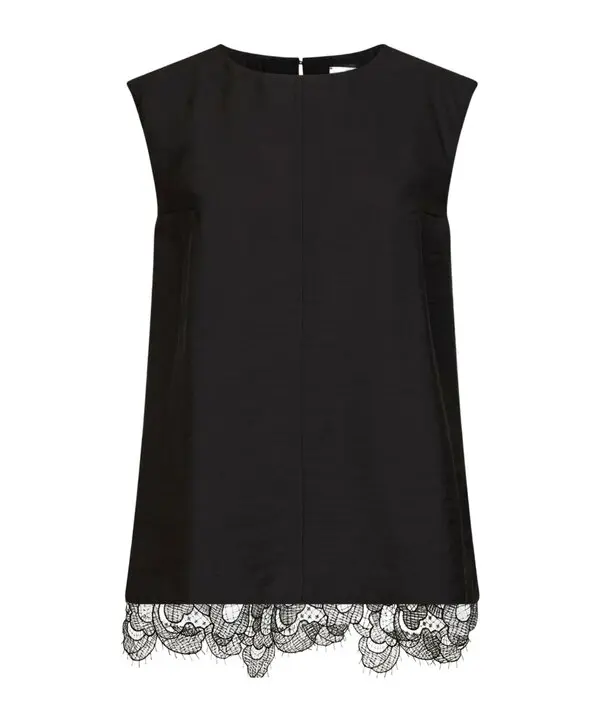 Studio Nicholson Lace-trim Sleeveless Top