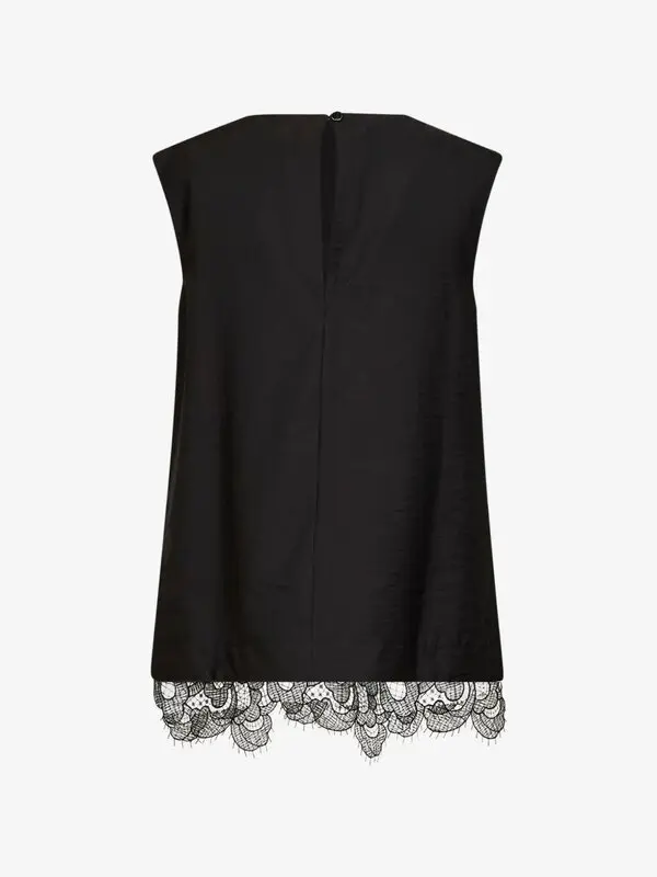 Studio Nicholson Lace-trim Sleeveless Top