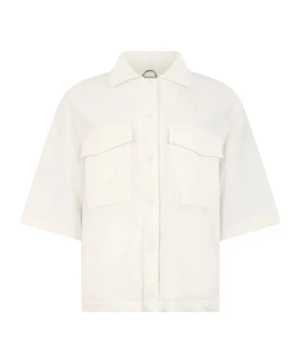Herno Boxy Three-quarter Sleeve Buttoned Jacket