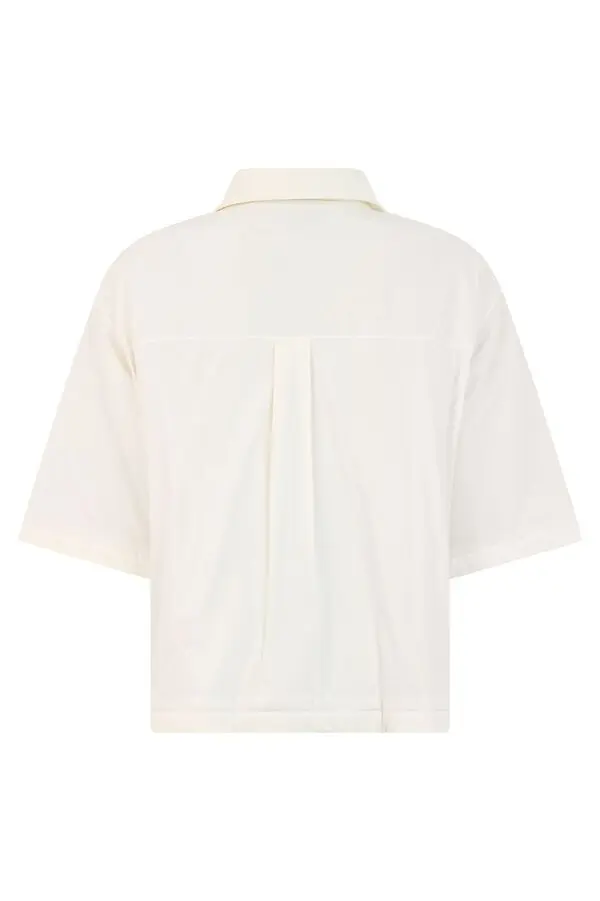 Herno Boxy Three-quarter Sleeve Buttoned Jacket