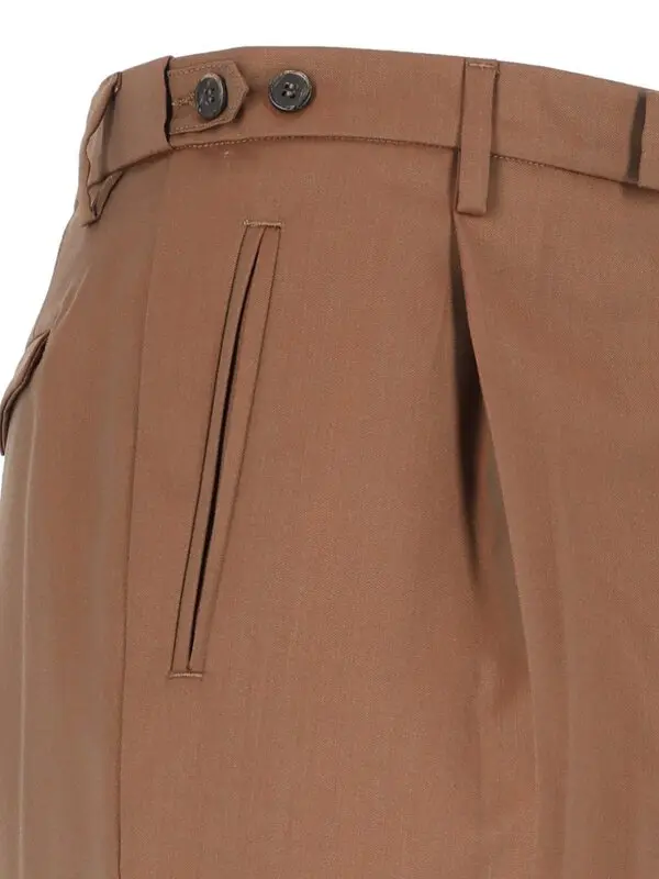 Barena Venezia Wool Pleated Trousers