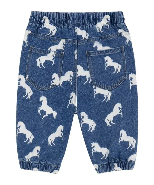 Stella McCartney Elastic Waist Printed Jeans