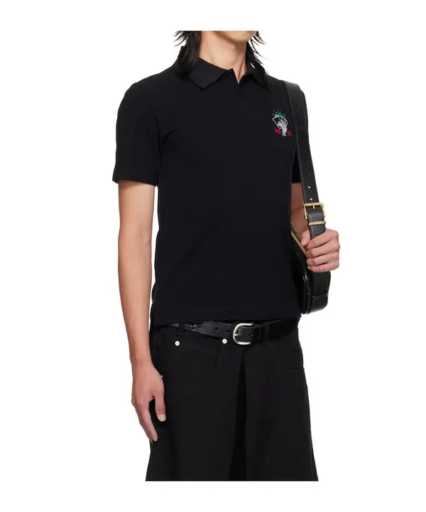 LU'U DAN Short-sleeved Polo Shirt