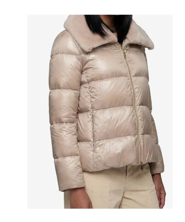 Herno Down Jacket With Fur Collar