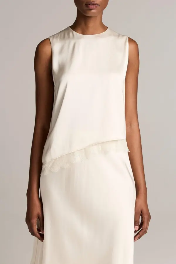 Vince Round-neck Sleeveless Top