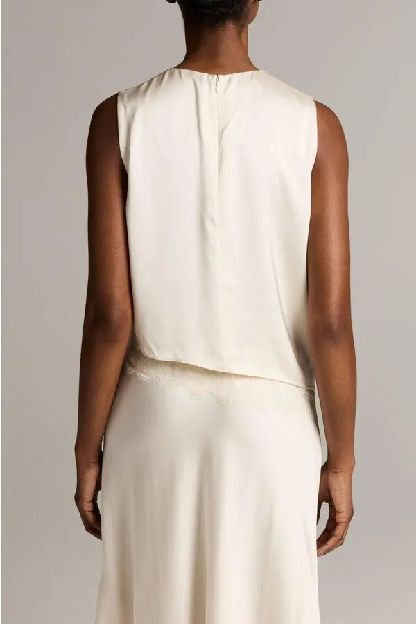 Vince Round-neck Sleeveless Top
