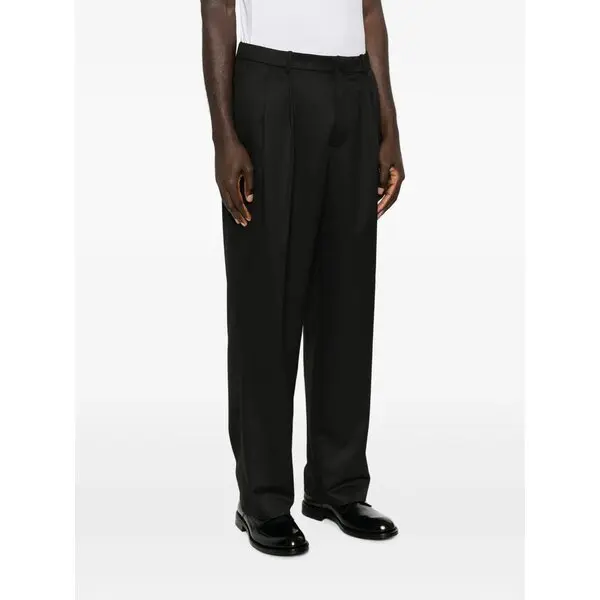 Calvin Klein Pleated Straight-leg Trousers