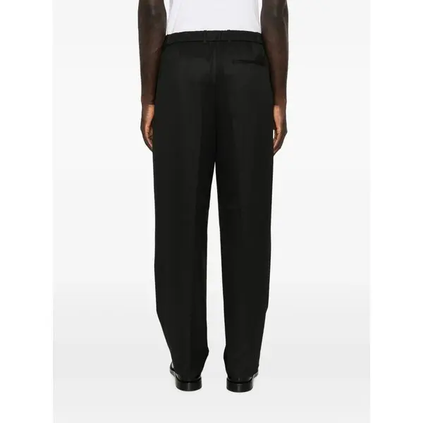 Calvin Klein Pleated Straight-leg Trousers