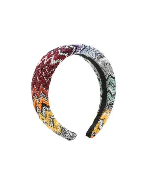 Missoni Zigzag-knit Padded Headband