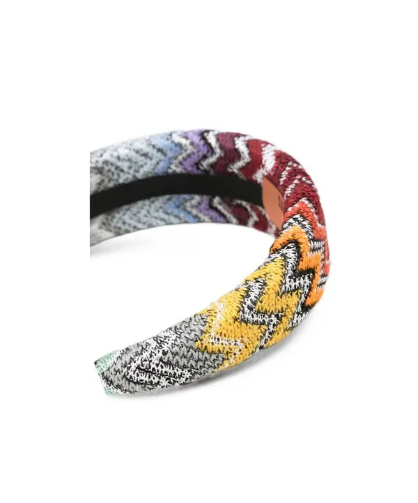 Missoni Zigzag-knit Padded Headband