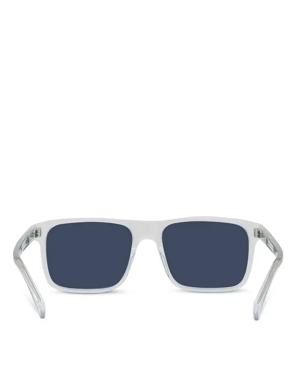 Vuarnet Belvedere Rectangular Sunglasses - Crystal/blue
