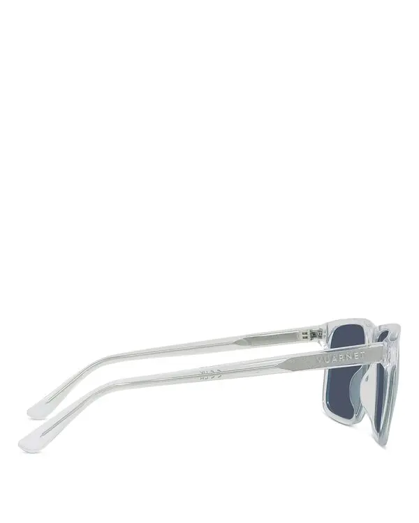 Vuarnet Belvedere Rectangular Sunglasses - Crystal/blue