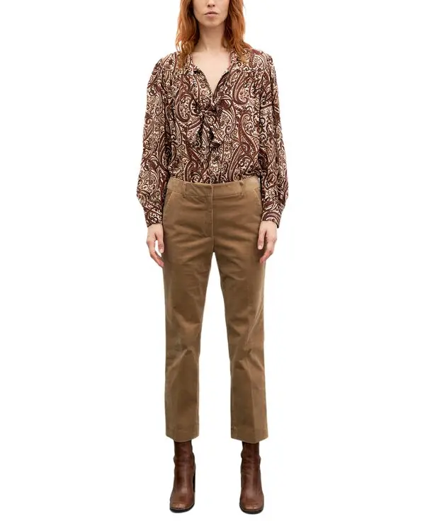 Gerard Darel Cotton Stretch Corduroy Pants